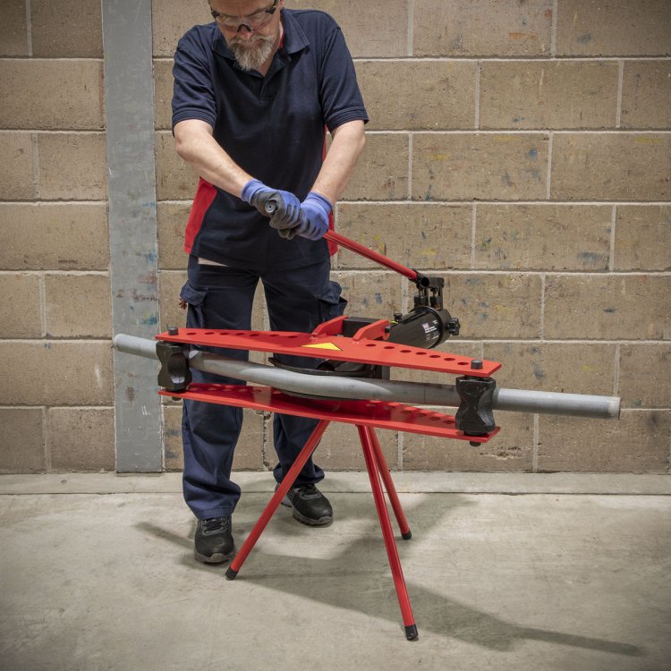 Sealey Industrial Hydraulic Pipe Bender with Stand 15 Tonne OnDemand Truck Parts